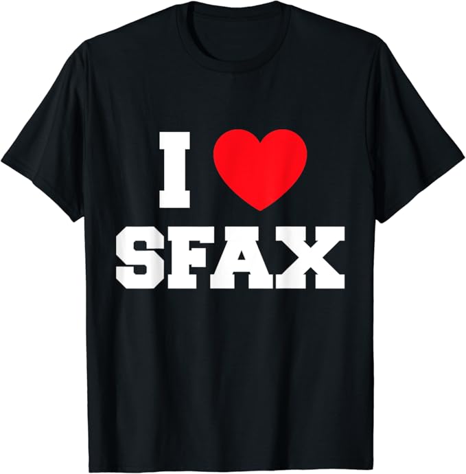 I Love Sfax T-Shirt : Amazon.de: Fashion